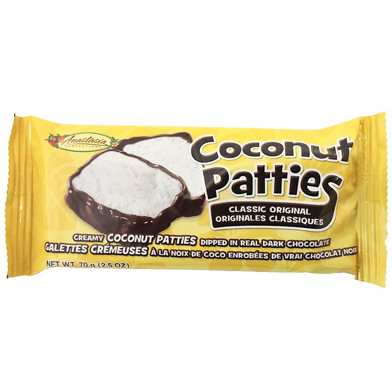 Coconut Patties Original 2.6oz Bar – Sweets and Geeks