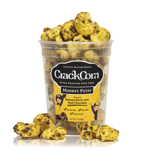 Crack Corn- Monkey Puffs 4oz – Sweets and Geeks