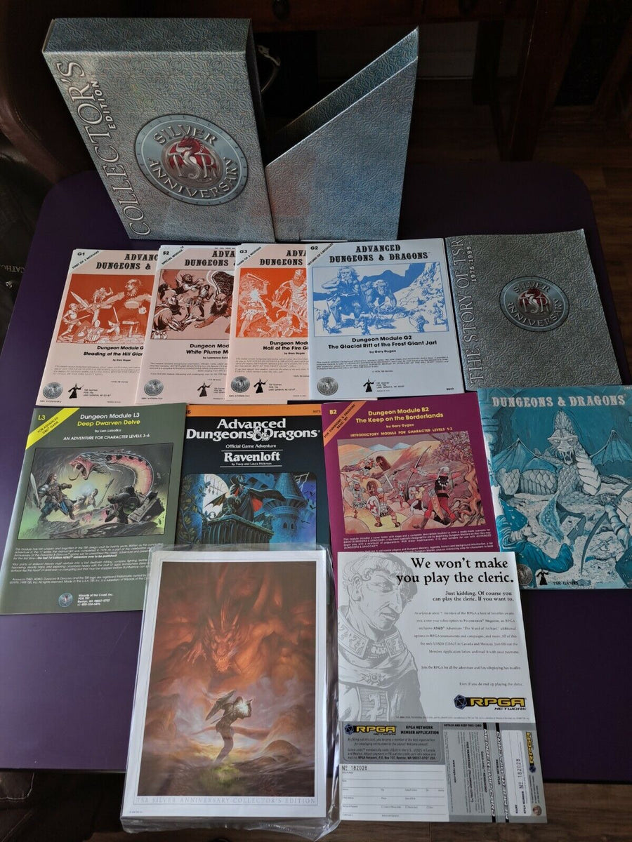 [Pre-Owned] TSR AD&D 2nd Ed Dungeons & Dragons Silver Anniversary Coll ...