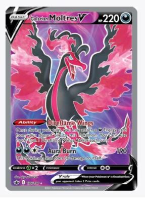 Galarian Moltres V (Full Art) SWSH06: Chilling Reign # 176/198 – Sweets ...