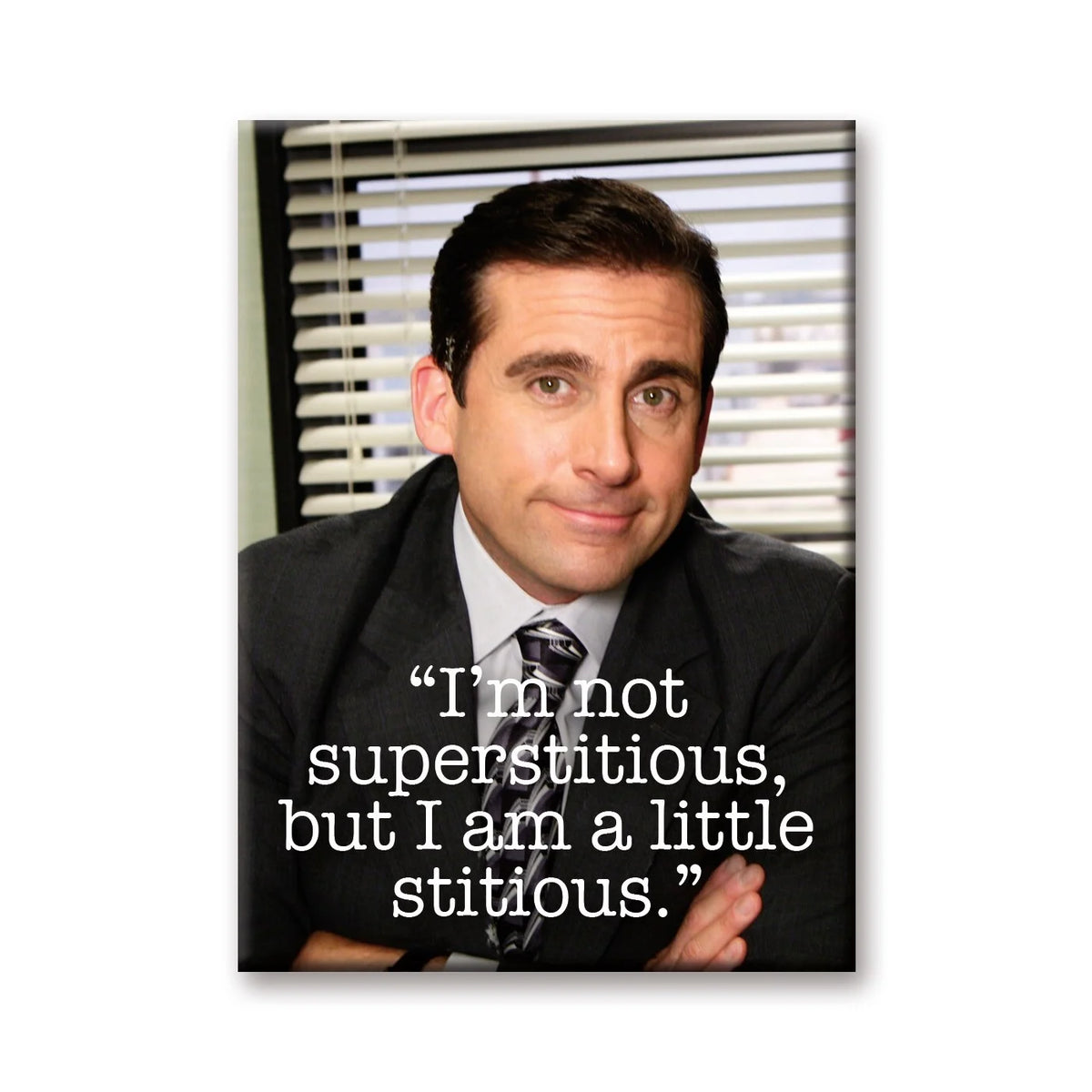 The Office Stitious Flat Magnet – Sweets and Geeks