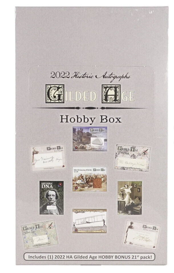 2022 Historic Autographs Gilded Age Hobby Box – Sweets and Geeks