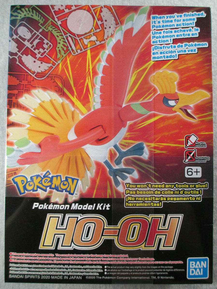 Ho-Oh "Pokemon", Bandai Spirits Pokemon Model Kit – Sweets and Geeks