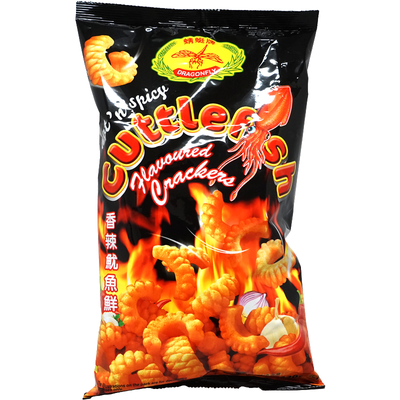 Dragonfly Hot and Spicy Cuttlefish Asian Chips 210g – Sweets and Geeks
