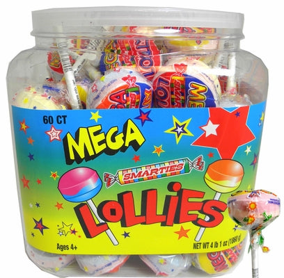 Smarties Double Lollies Mega 43oz Tub – Sweets and Geeks