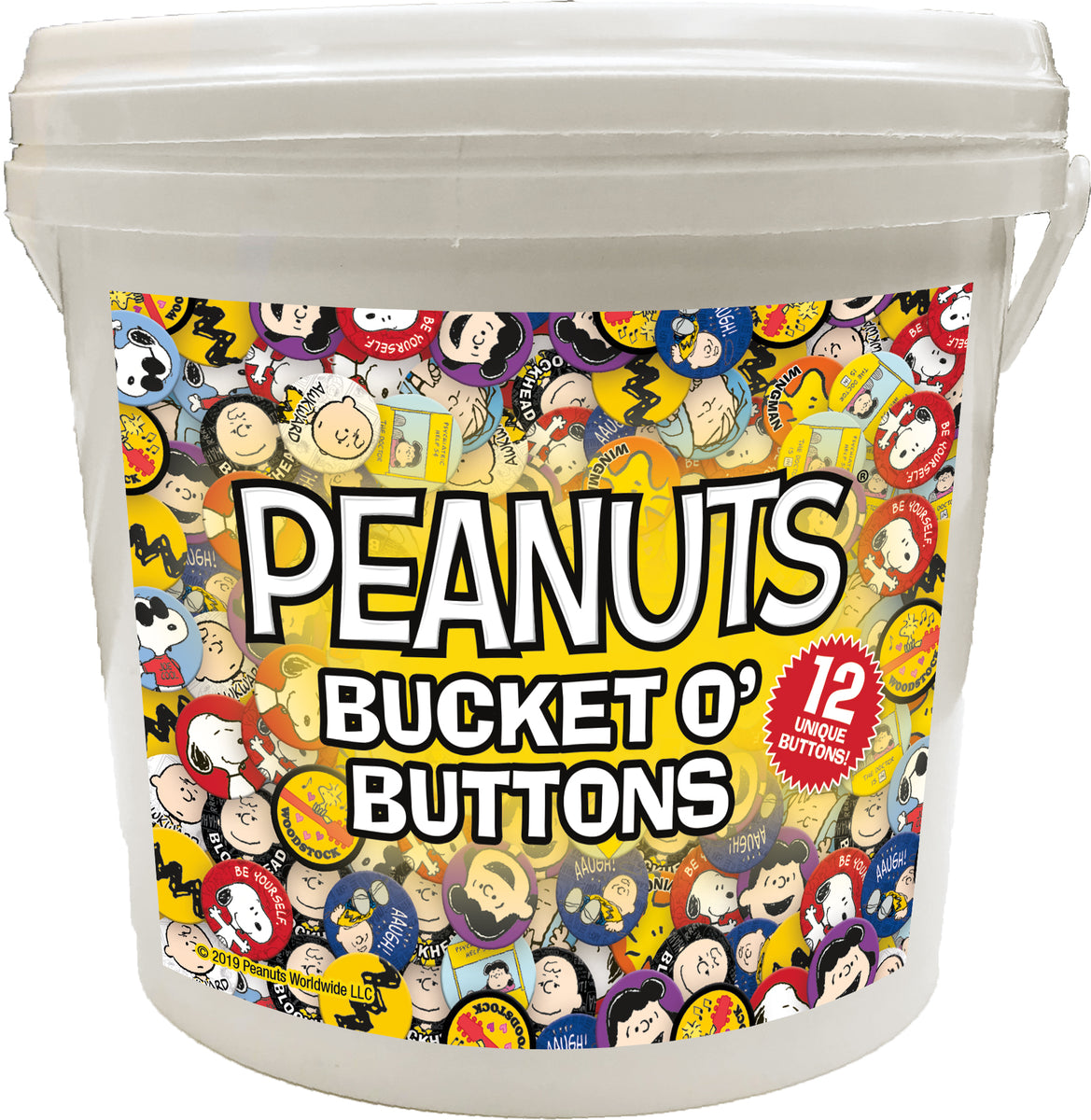 The Peanuts: Bucket of Buttons (SNG144) (OOS) – Sweets and Geeks