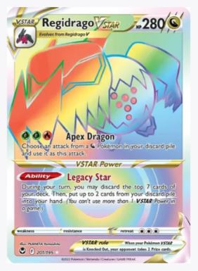 Regidrago VSTAR (Secret) SWSH12: Silver Tempest # 201/195 – Sweets and ...