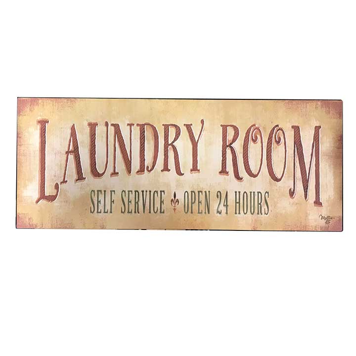Laundry Room Self Service MTL Sign – Sweets and Geeks