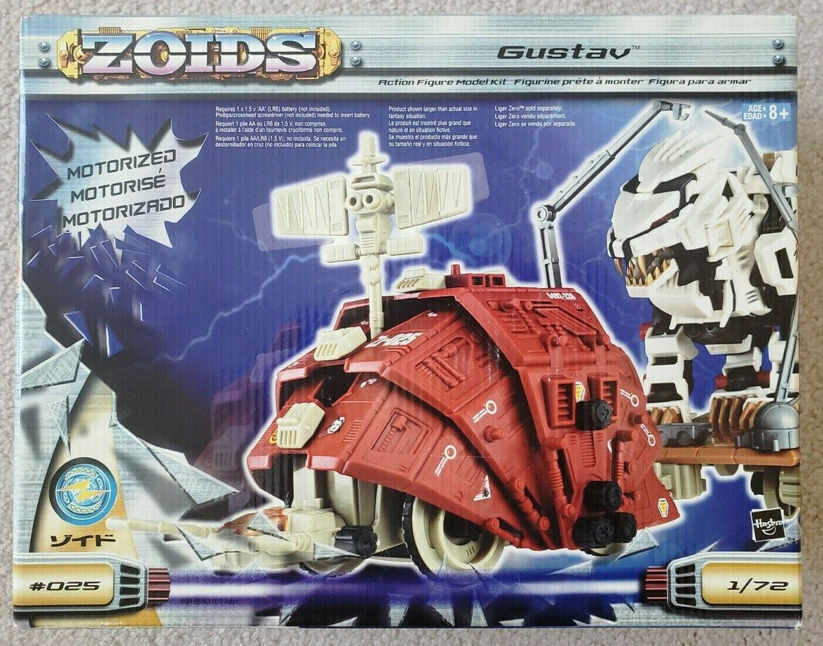 [Pre-Owned] 2002 Hasbro Zoids #025 Gustav 1/72 Motorized Action Figure ...